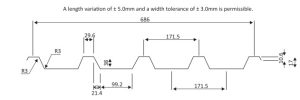 IBR (686mm Cover) Profile – All Roof Supplies & Hardware