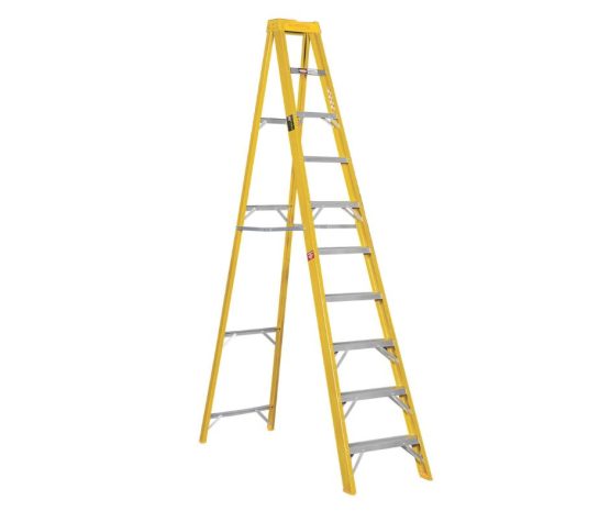 10 Step Fibreglass Ladder – All Roof Supplies & Hardware